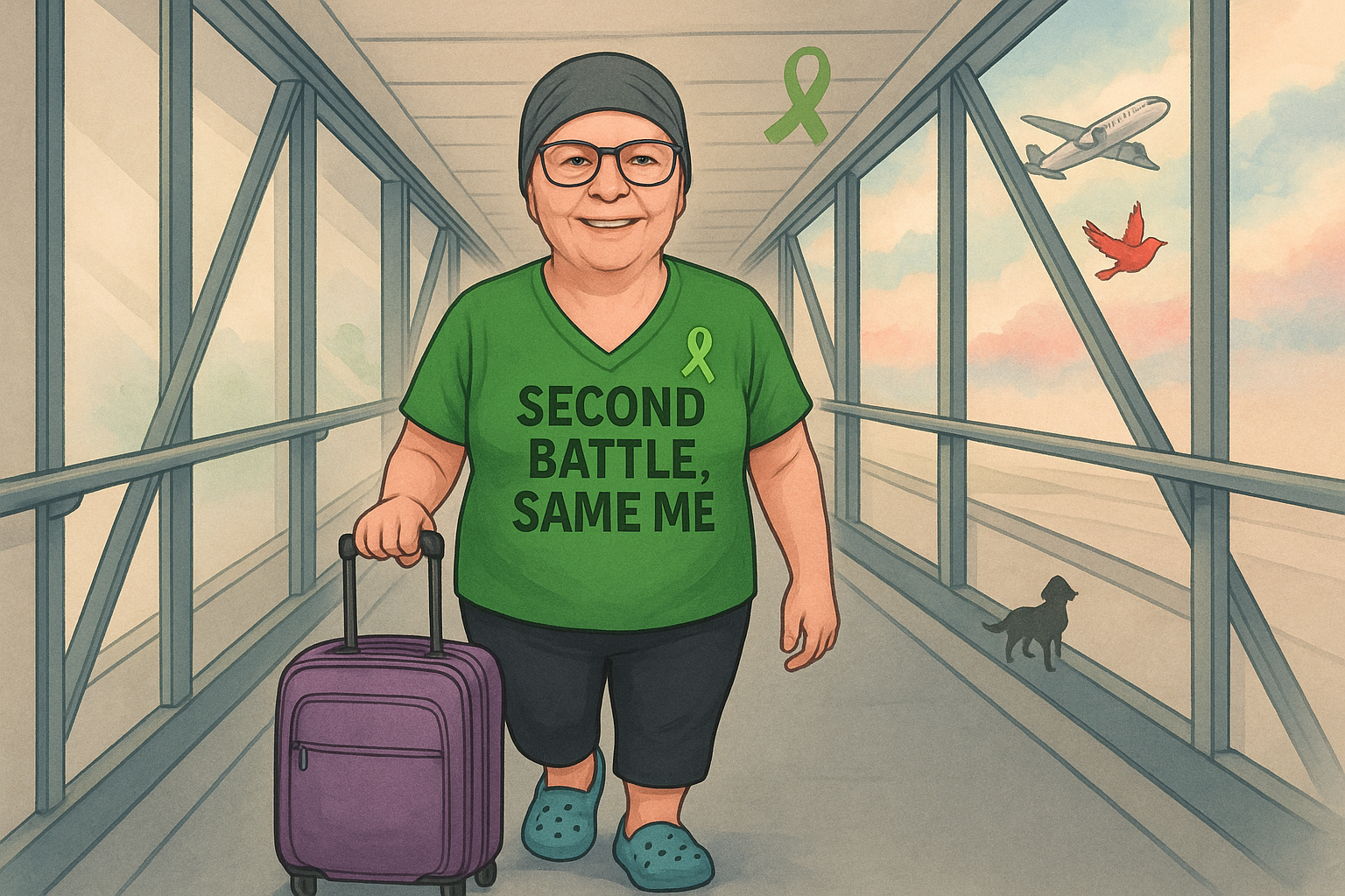 Leaving on a Jet Plane – Again! – Second Battle, Same Me